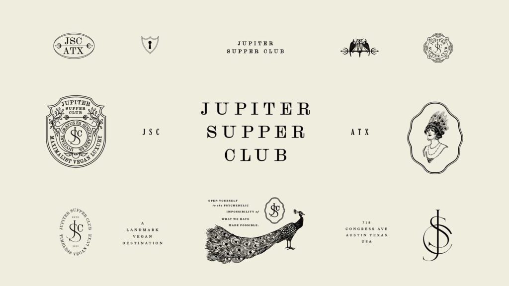 Jupiter Supper Club Logo | ADDY Winners 2024